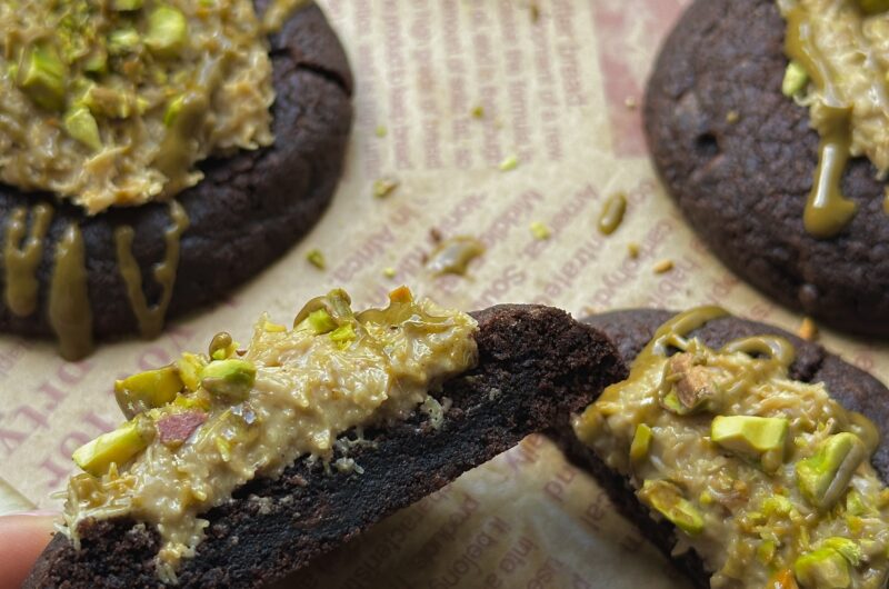 Dubai Chocolate Cookies - Izzy's Kitchen