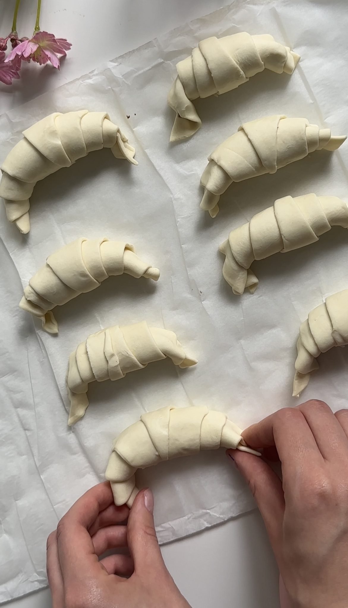 Mini Chocolate Croissants - Izzy's Kitchen
