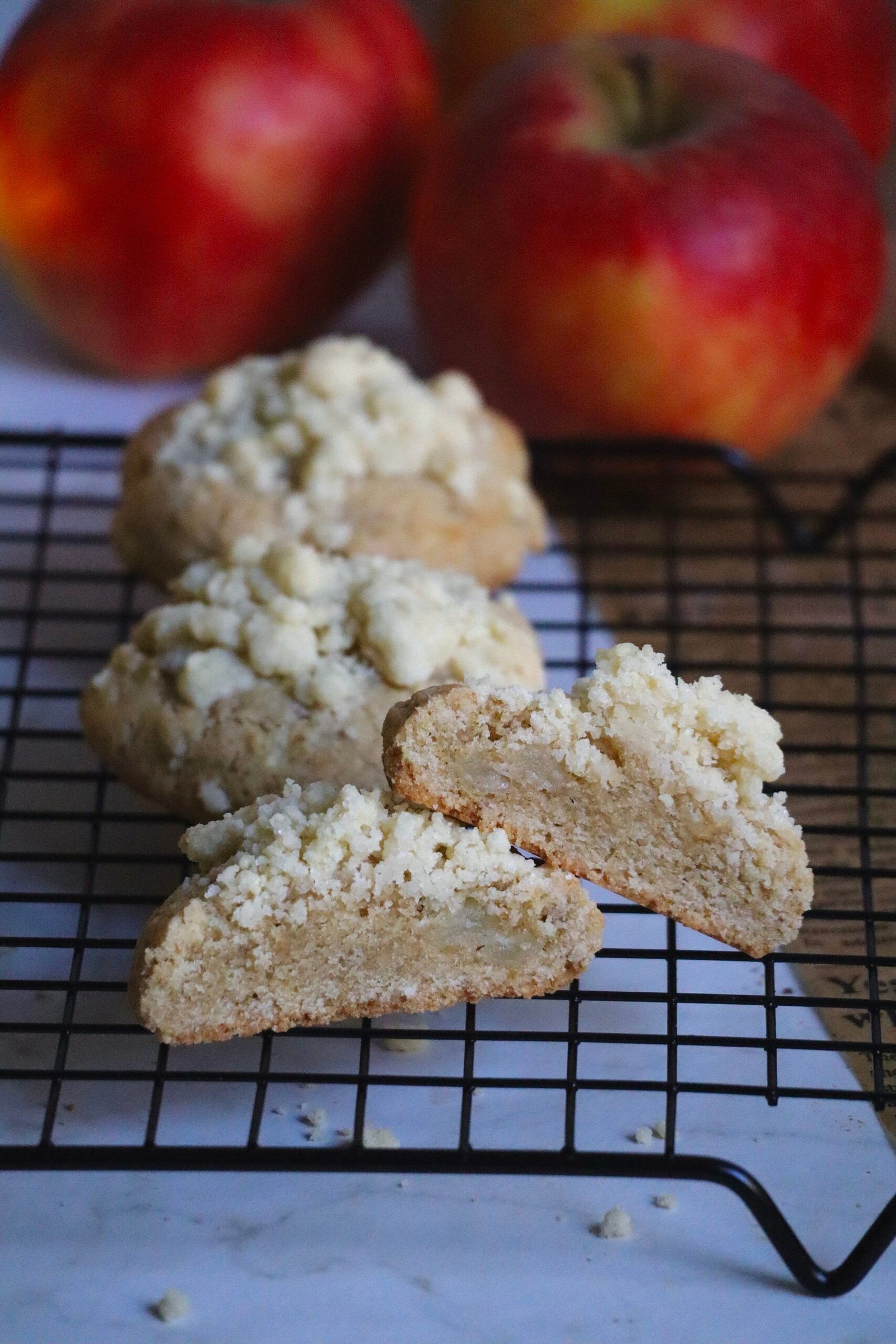 Apple Crumble Cookies - Izzy's Kitchen