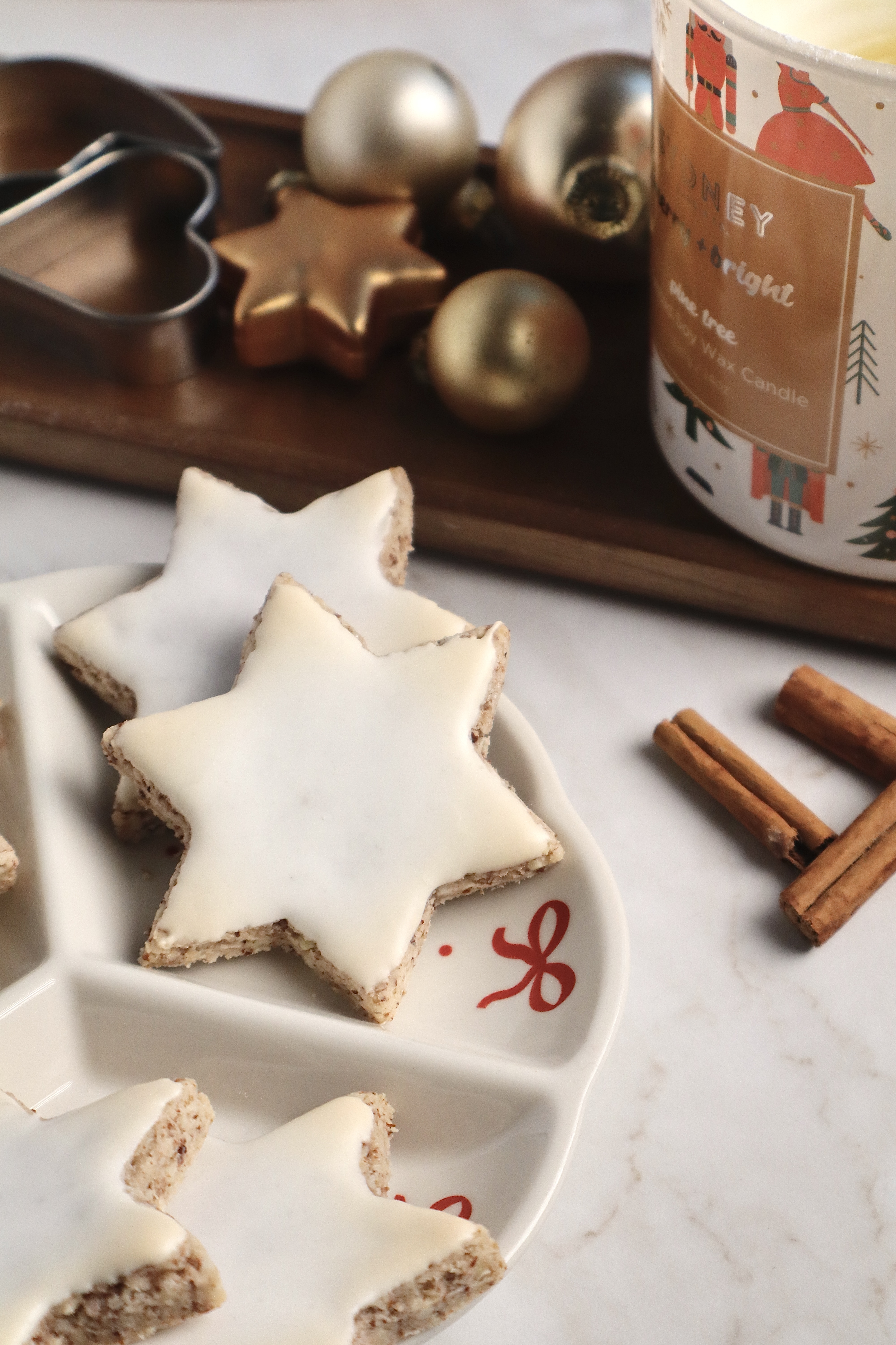 German Cinnamon Stars - Izzy's Kitchen