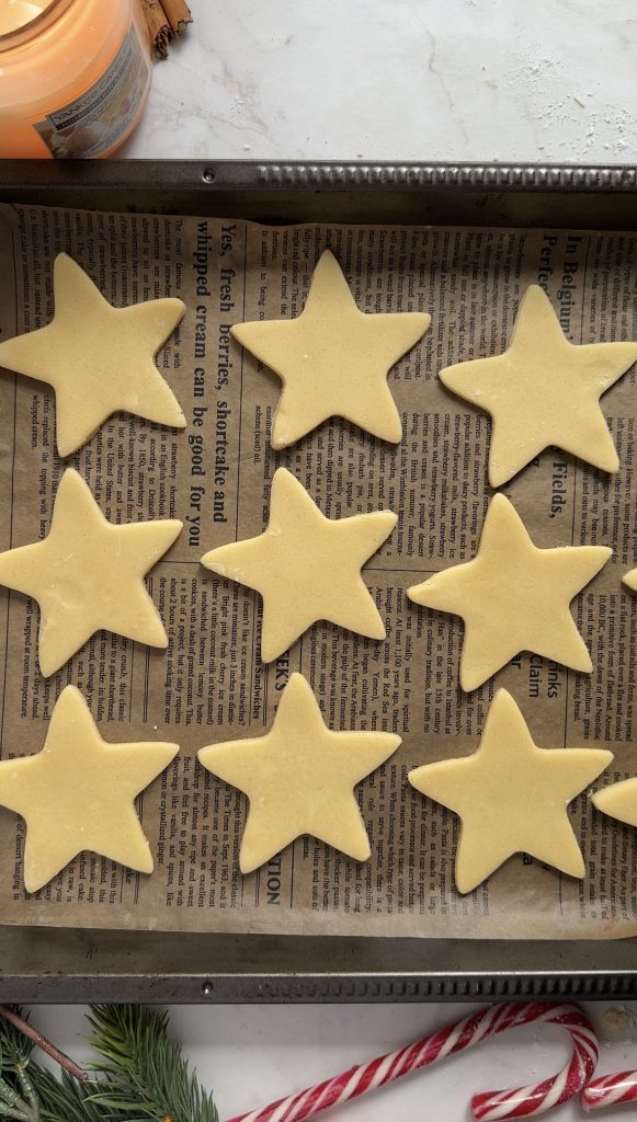Almond Star Cookies - Izzy's Kitchen