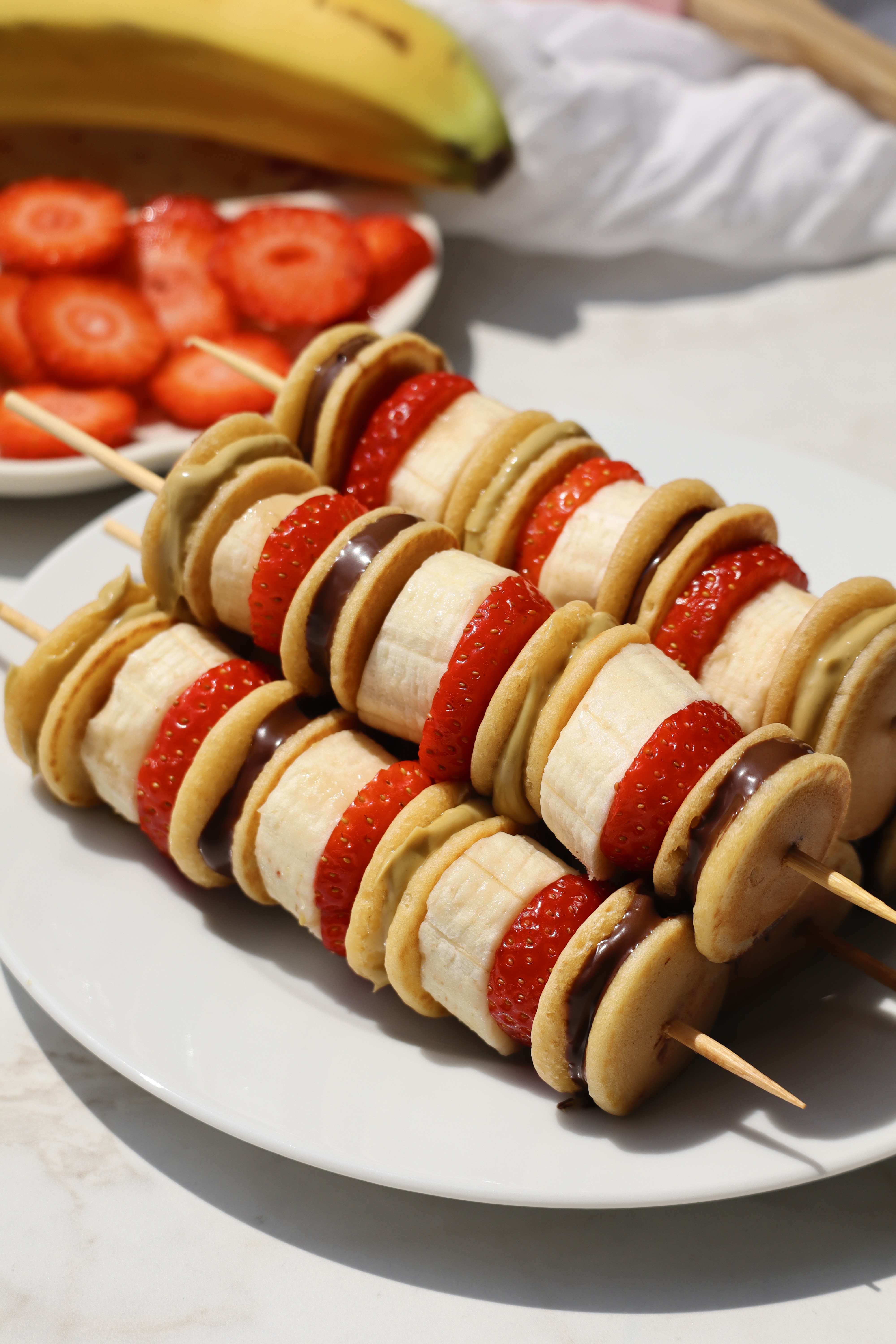 Mini Pancake Skewers - Izzy's Kitchen