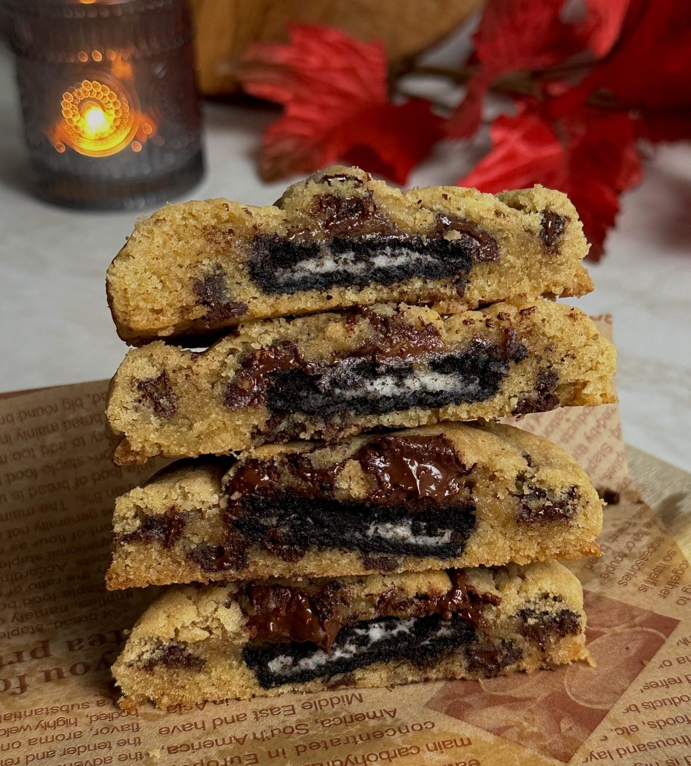 Oreo Stuffed Cookies - Izzy's Kitchen